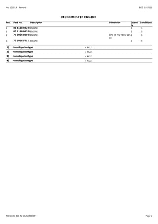 Claas ares 836 816 rz quadrishft tractor parts catalogue manual (sn ...