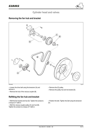 Claas arion 630 (type a19) tractor service repair manual | PDF