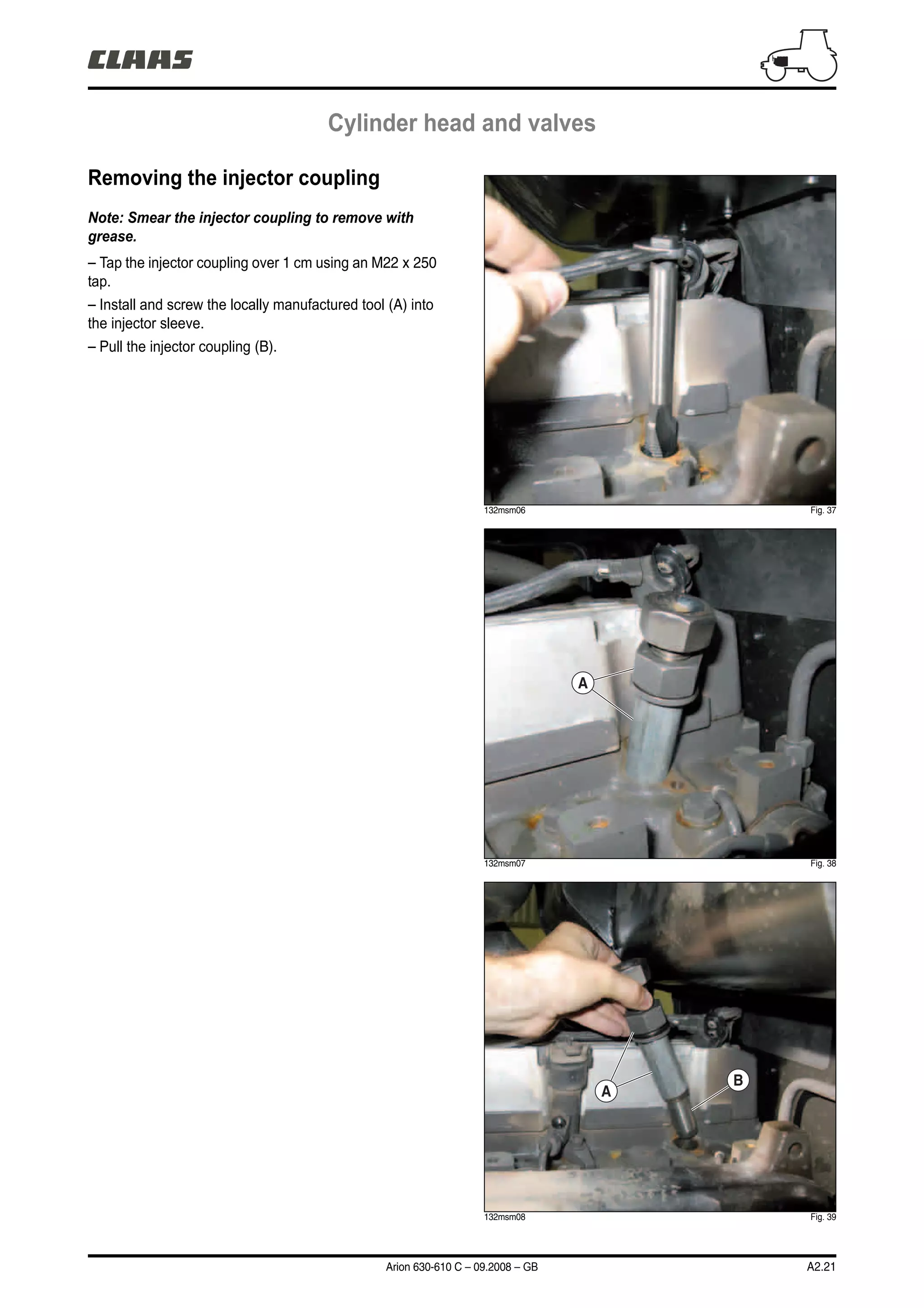 Claas arion 640 c (type a20) tractor service repair manual | PDF