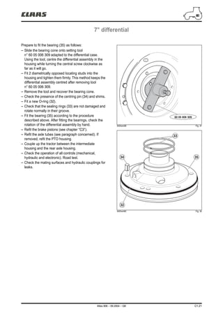 Claas atles 946 926 rz (type a01) tractor service repair manual | PDF