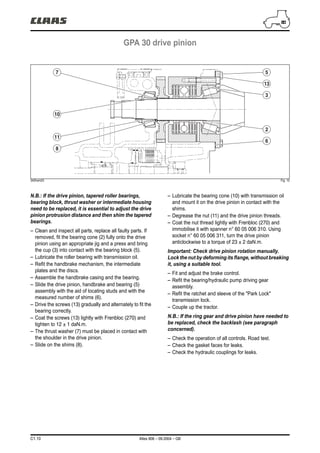 Claas atles 946 926 rz (type a01) tractor service repair manual | PDF