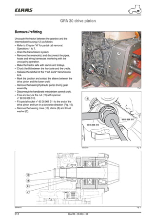 Claas atles 946 926 rz (type a01) tractor service repair manual | PDF