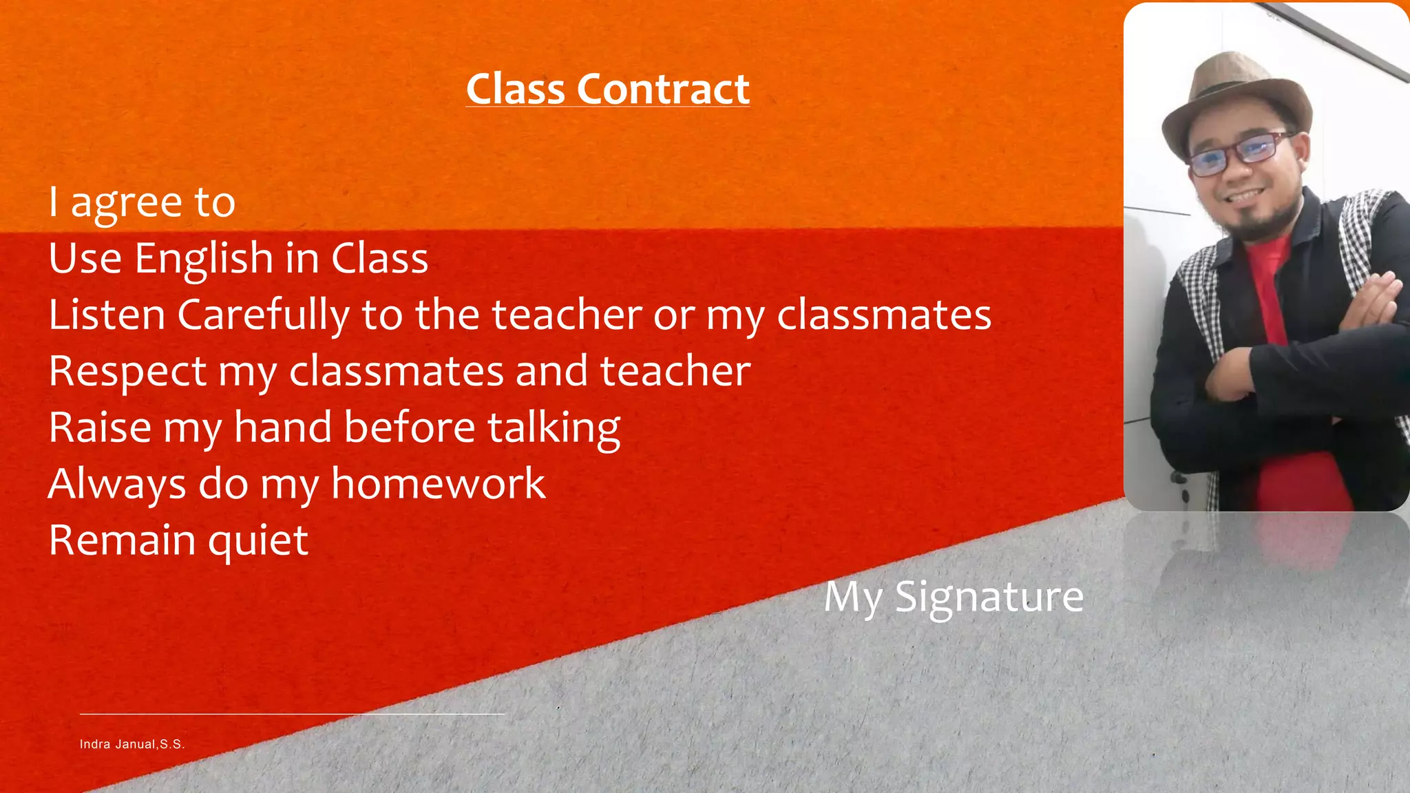 Class contract garde 11 | PPT