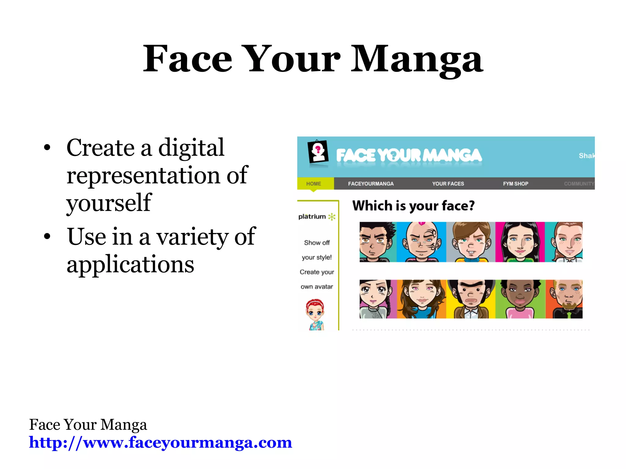 Face Your Manga | PPT