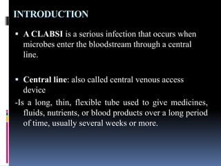 CLABSI | PPTX