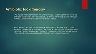 central line associated blood stream infection prevention | PPT