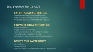 central line associated blood stream infection prevention | PPTX