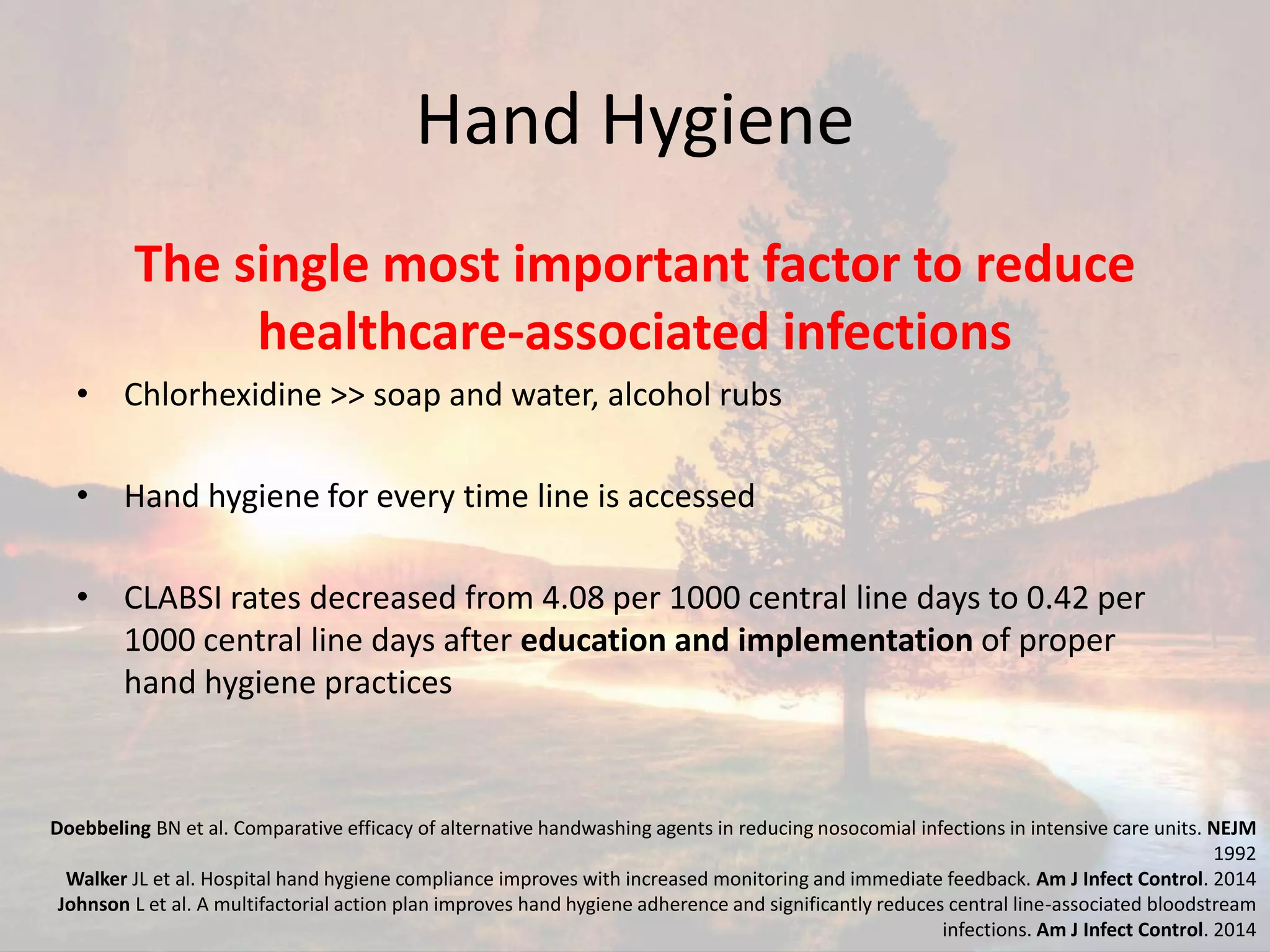 Central Line Associated Blood Stream Infections( CLABSI) | PPTX