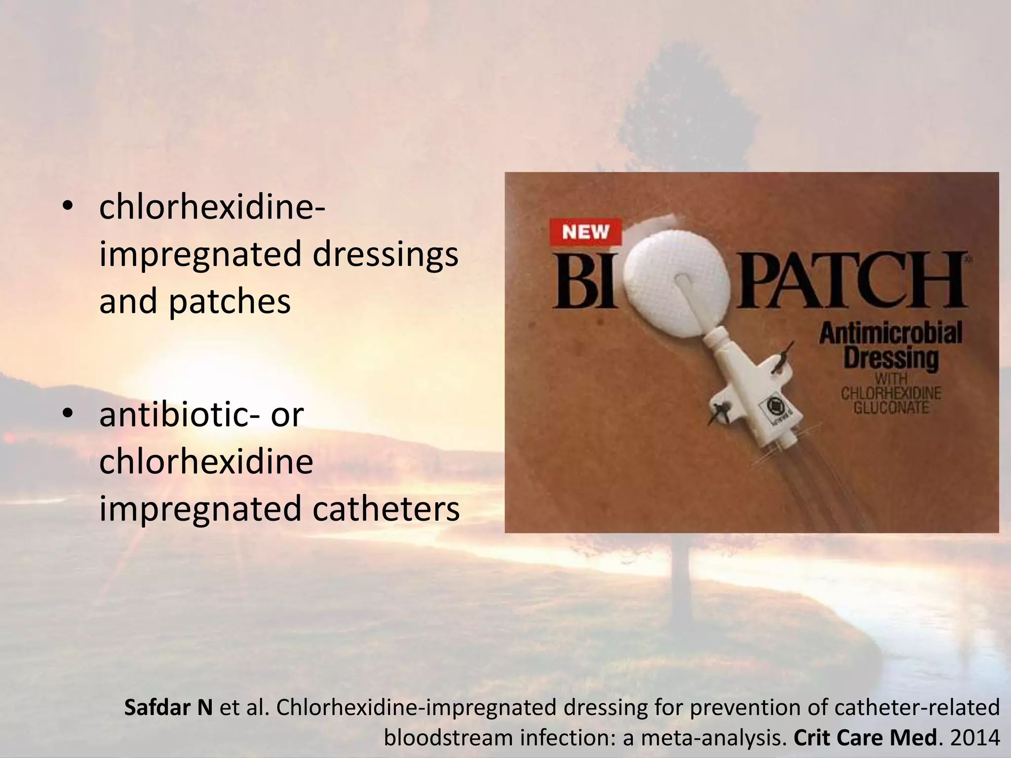 Central Line Associated Blood Stream Infections( CLABSI) | PPTX