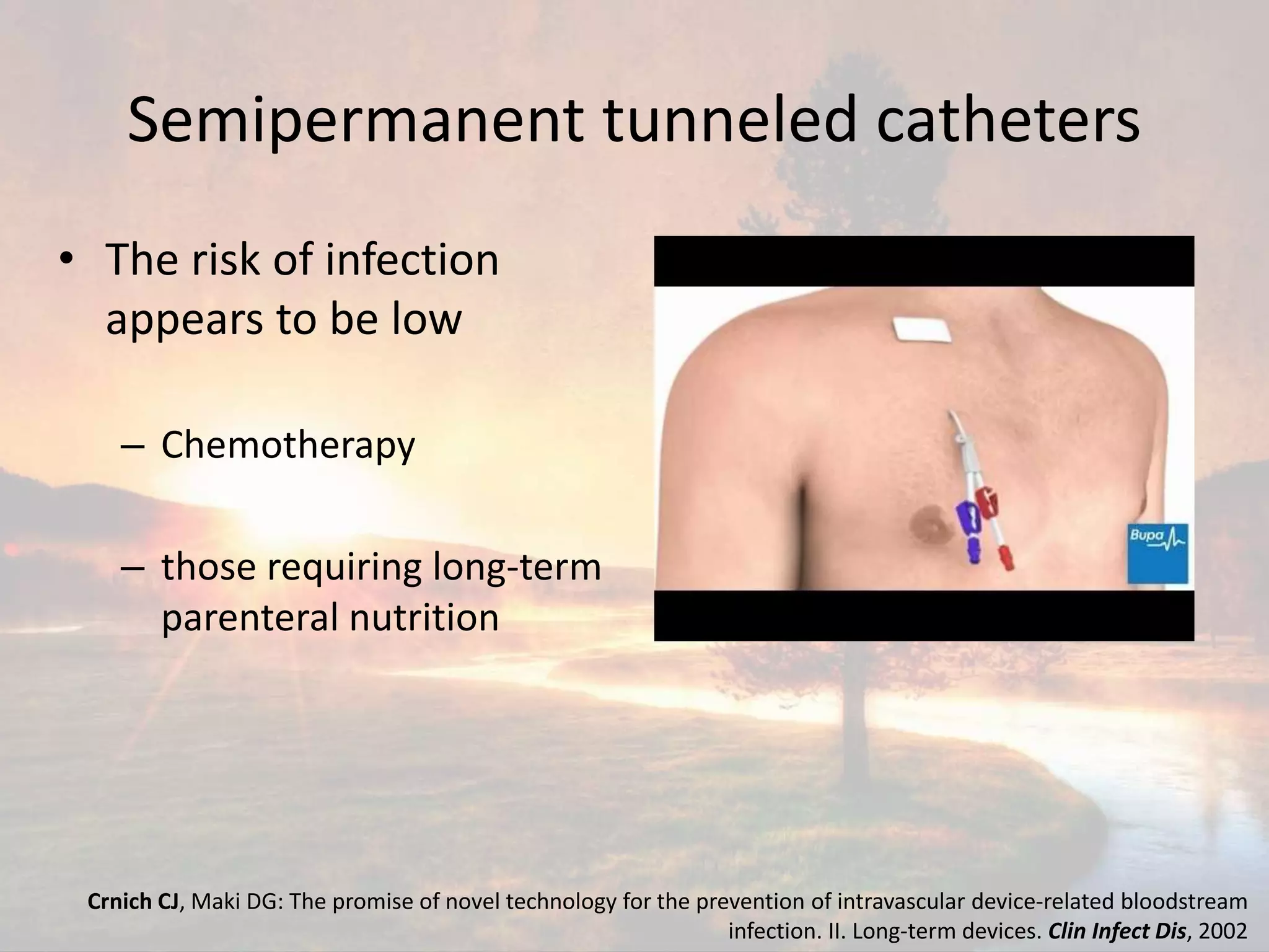 Central Line Associated Blood Stream Infections( CLABSI) | PPTX