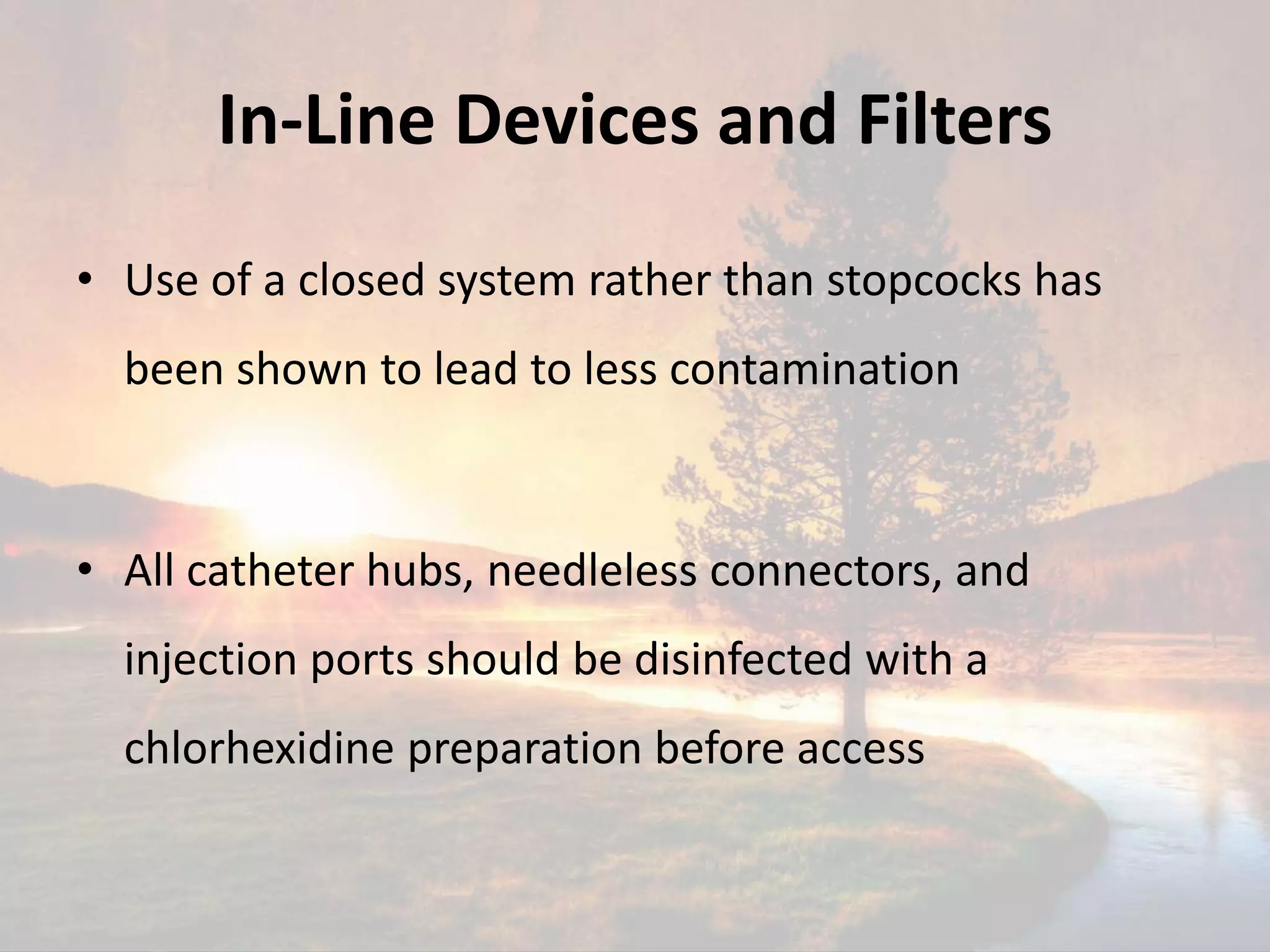 Central Line Associated Blood Stream Infections( CLABSI) | PPTX