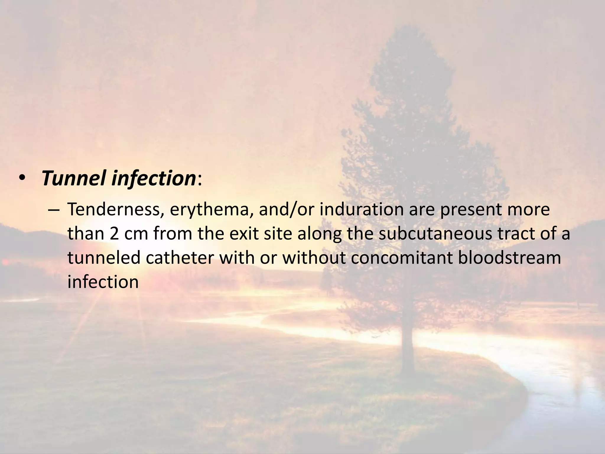 Central Line Associated Blood Stream Infections( CLABSI) | PPTX