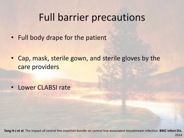 Central Line Associated Blood Stream Infections( CLABSI) | PPTX