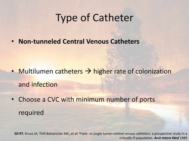 Central Line Associated Blood Stream Infections( CLABSI) | PPTX