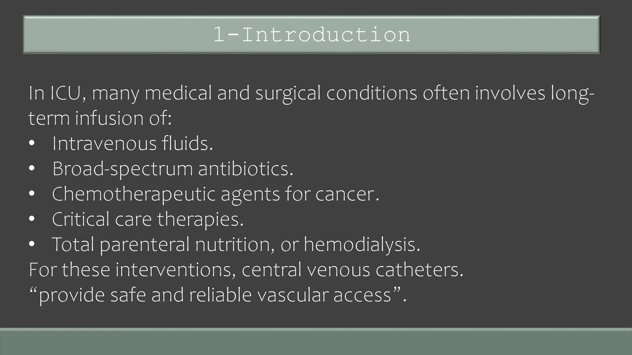 Prevention of Central Line–Associated Bloodstream Infections (CLABSI ...