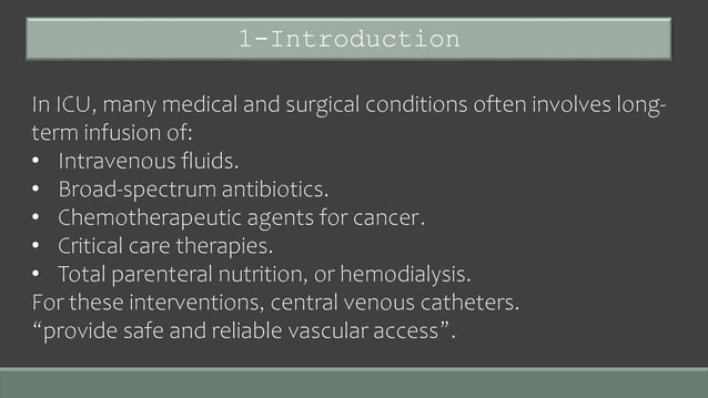 Prevention of Central Line–Associated Bloodstream Infections (CLABSI ...