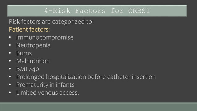Prevention of Central Line–Associated Bloodstream Infections (CLABSI ...