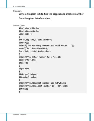 C Programming | DOCX