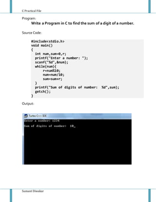 C Programming | DOCX
