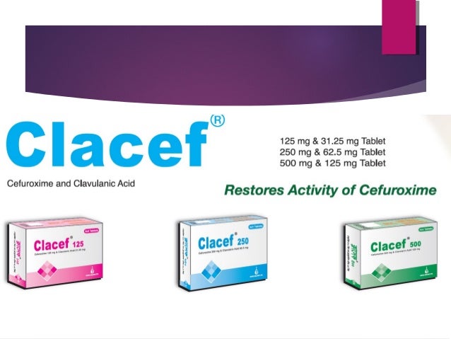 Clacef( cefuroxime + clavulanic acid) presentation