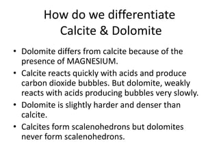 Clacite & Dolomite | PPTX