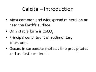 Clacite & Dolomite | PPTX