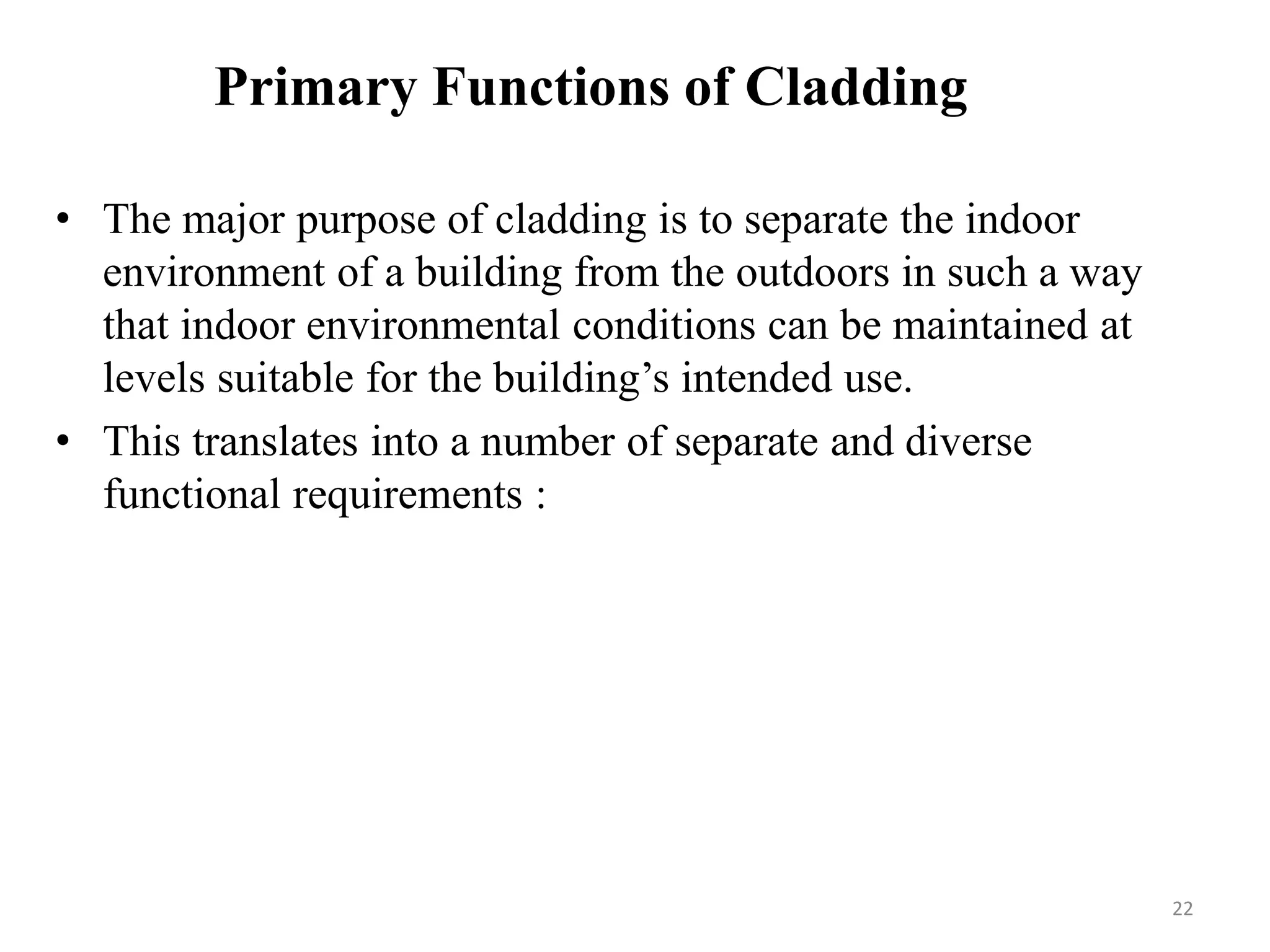 Cladding | PPTX