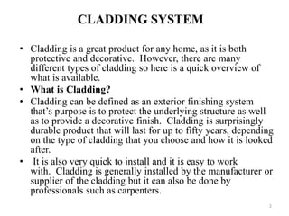 Cladding | PPTX