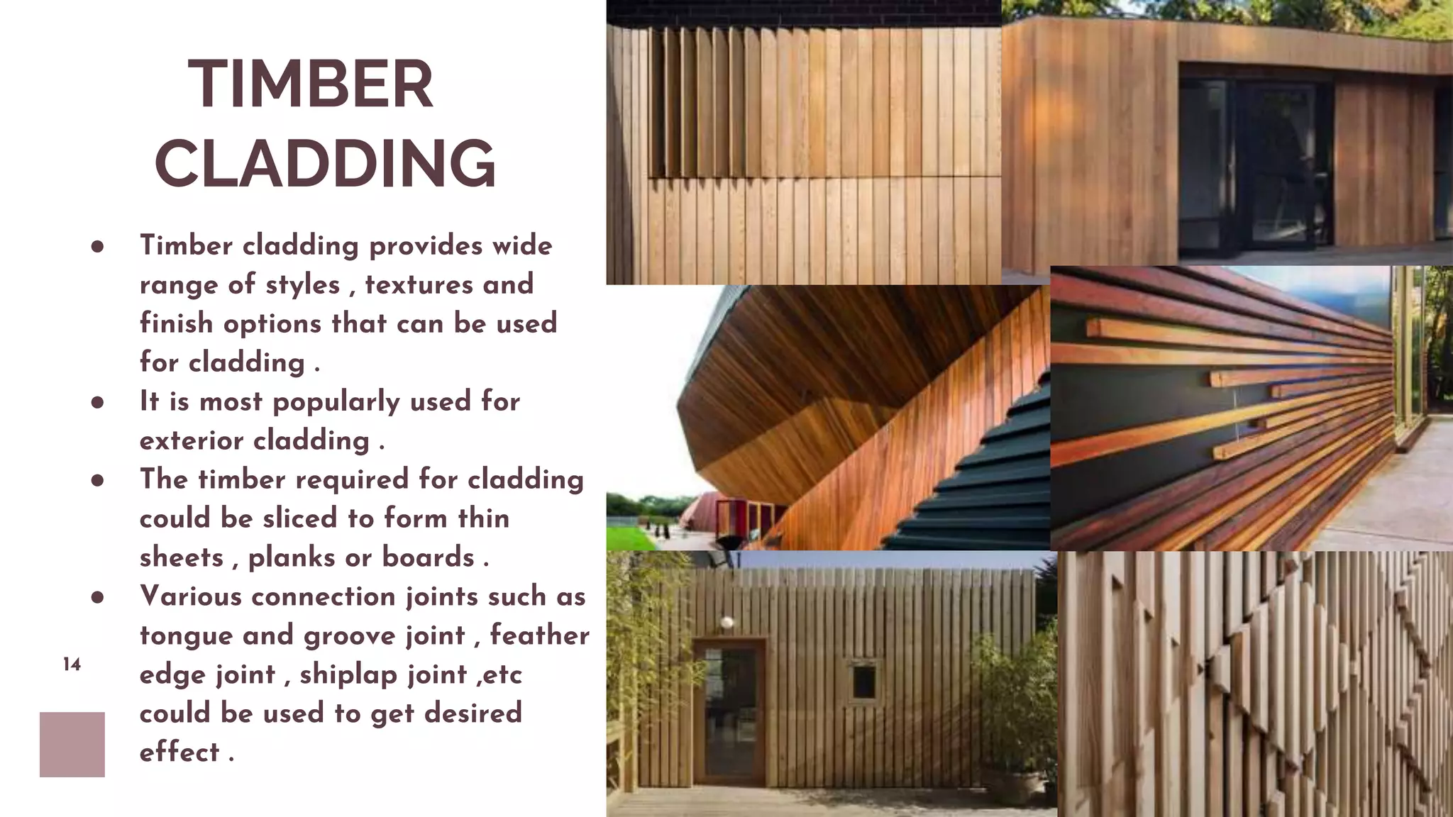 Types of Cladding | PPTX
