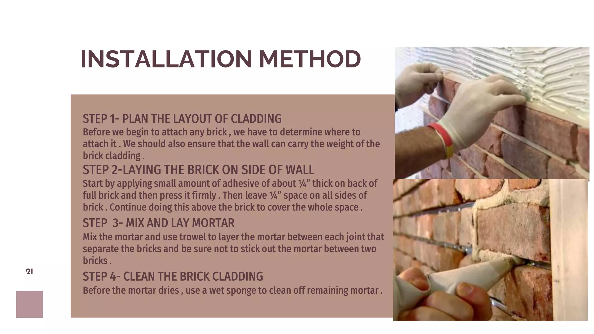 Types of Cladding | PPTX