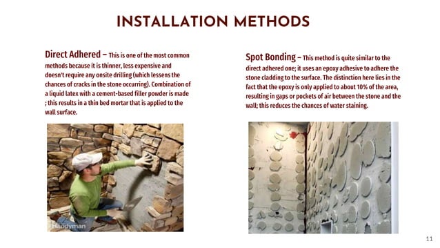 Types of Cladding | PPTX | Woodworking | Arts and Crafts