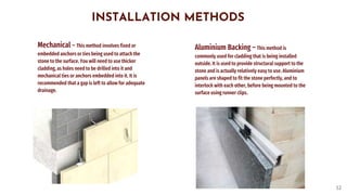 Types of Cladding | PPTX | Woodworking | Arts and Crafts