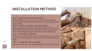 Types of Cladding | PPTX | Woodworking | Arts and Crafts