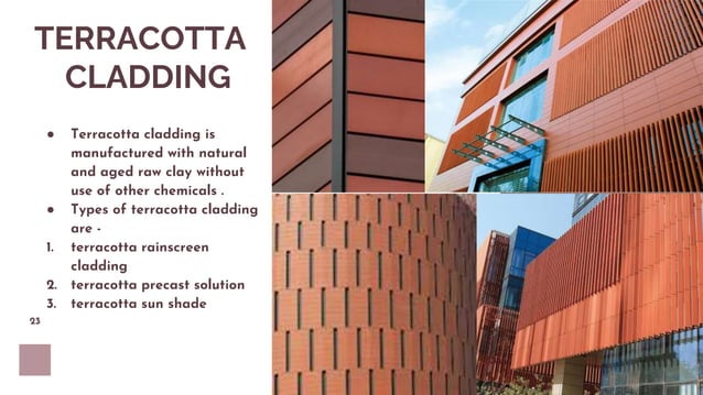 Types of Cladding | PPTX | Woodworking | Arts and Crafts