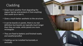 Cladding introduction class presentation | PPTX
