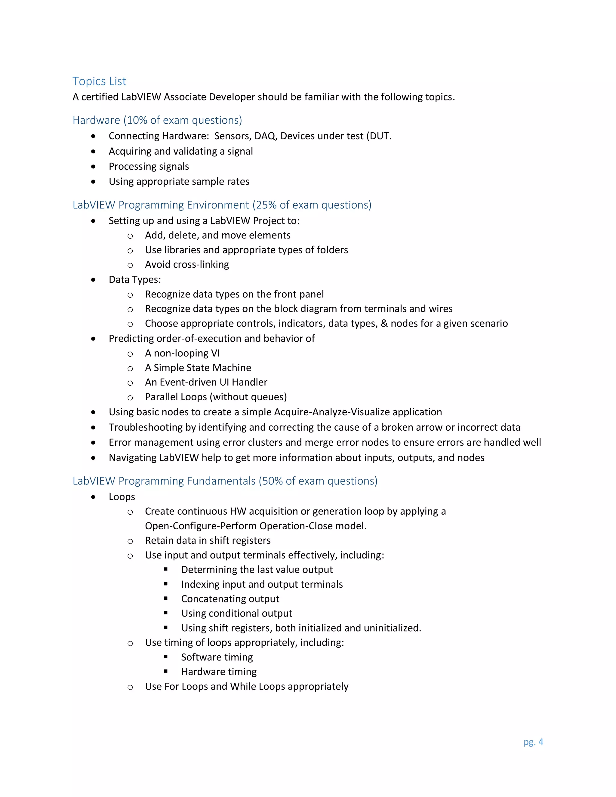 Clad exam preparation_guide_using_lab_view_nxg | PDF