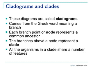 Cladistics | PPT