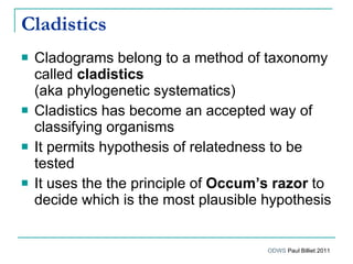 Cladistics | PPT