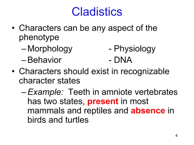 Cladistics in taxonomy.ggggggggddccc@%12367>ppt | PPT