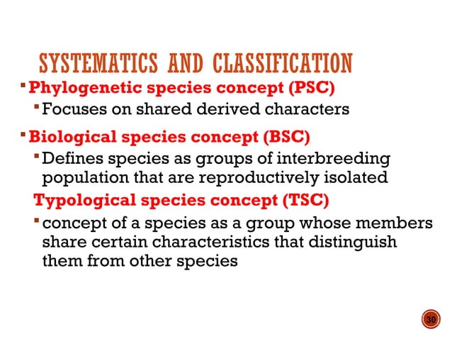 Cladistic systematics | PPT