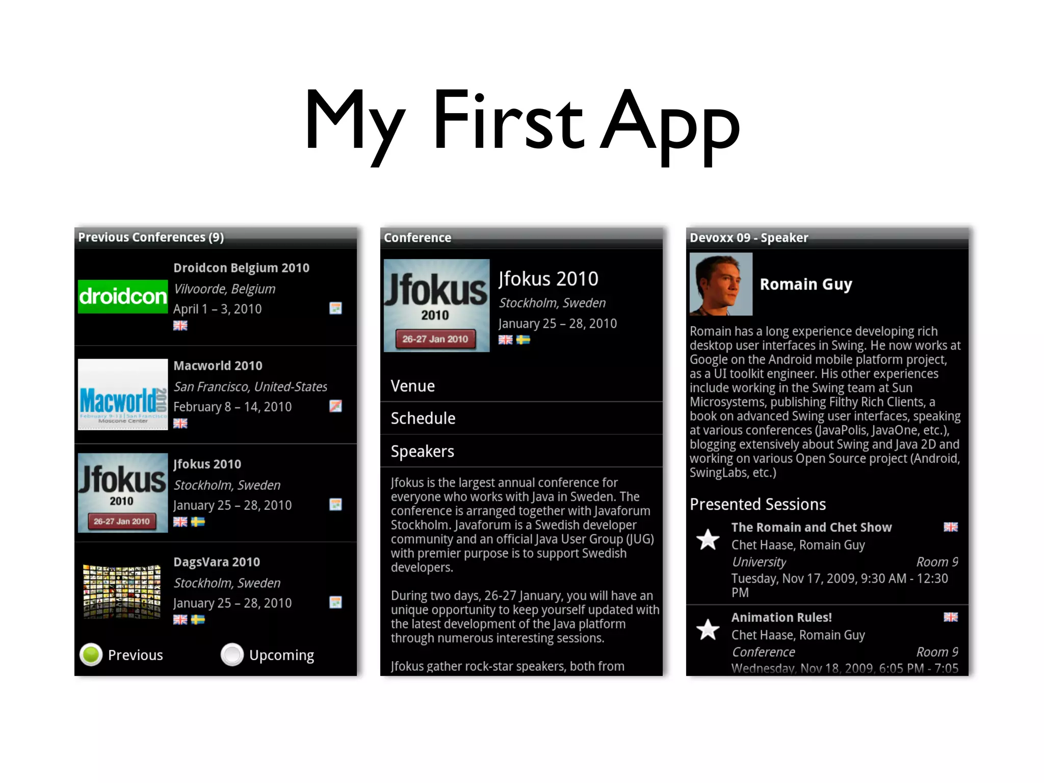 Lessons Learned by a Freelance Android Developer - Claes buckwalter - droidcon.be 2011 | PPT