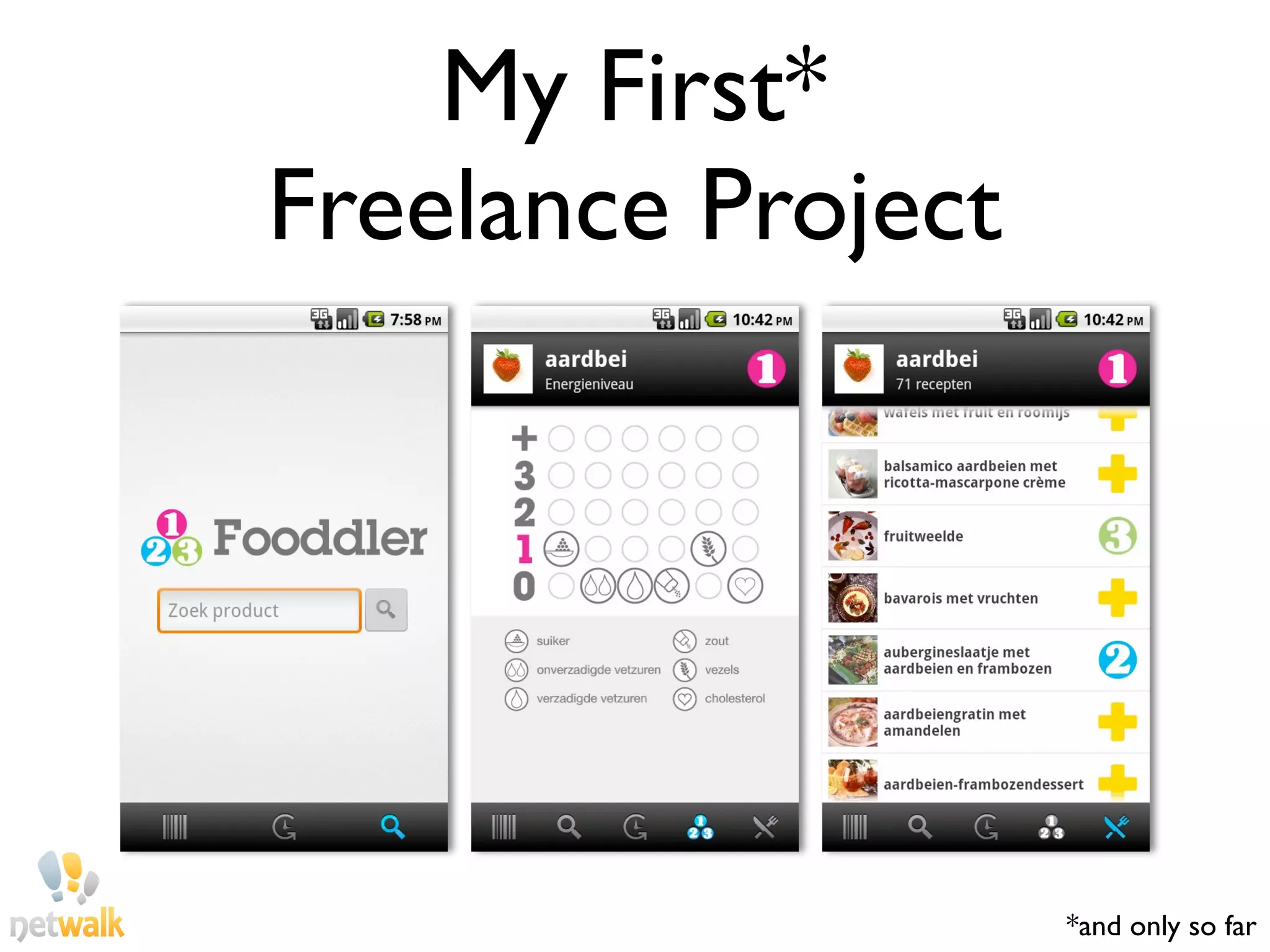 Lessons Learned by a Freelance Android Developer - Claes buckwalter - droidcon.be 2011 | PPT
