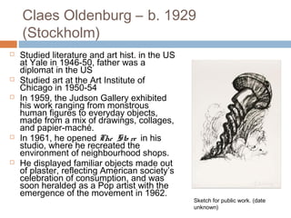 Claesoldenburg 090829194524-phpapp01 | PPT