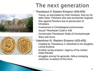 The Theodosian Dynasty | PPT