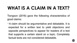 CLAIM-IN-A-WRITTEN-TEXT-CLAIMS-OF-FACT-VALUE-POLICY.pptx