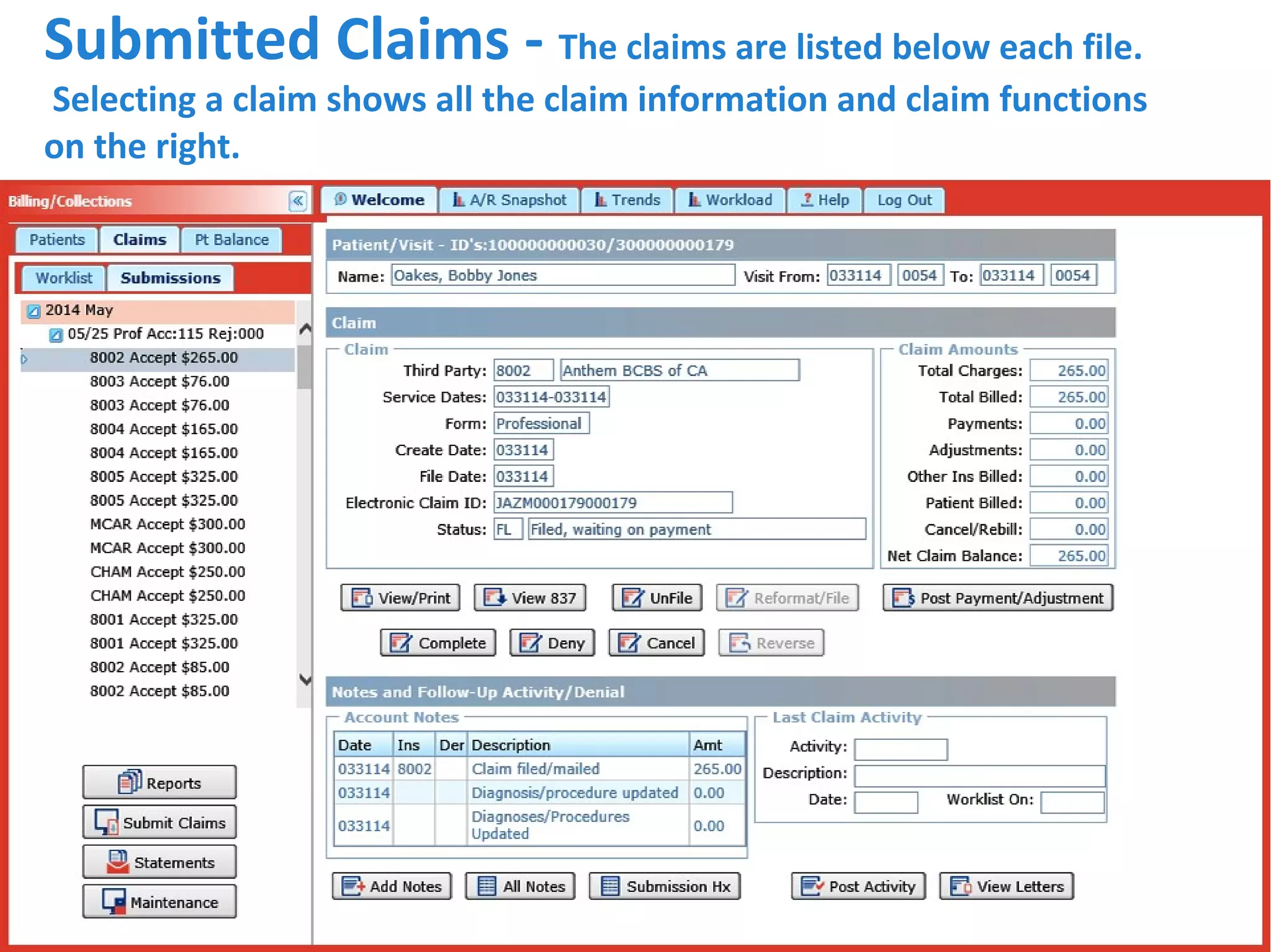 Claim Submissions | PPT | Technology & Computing
