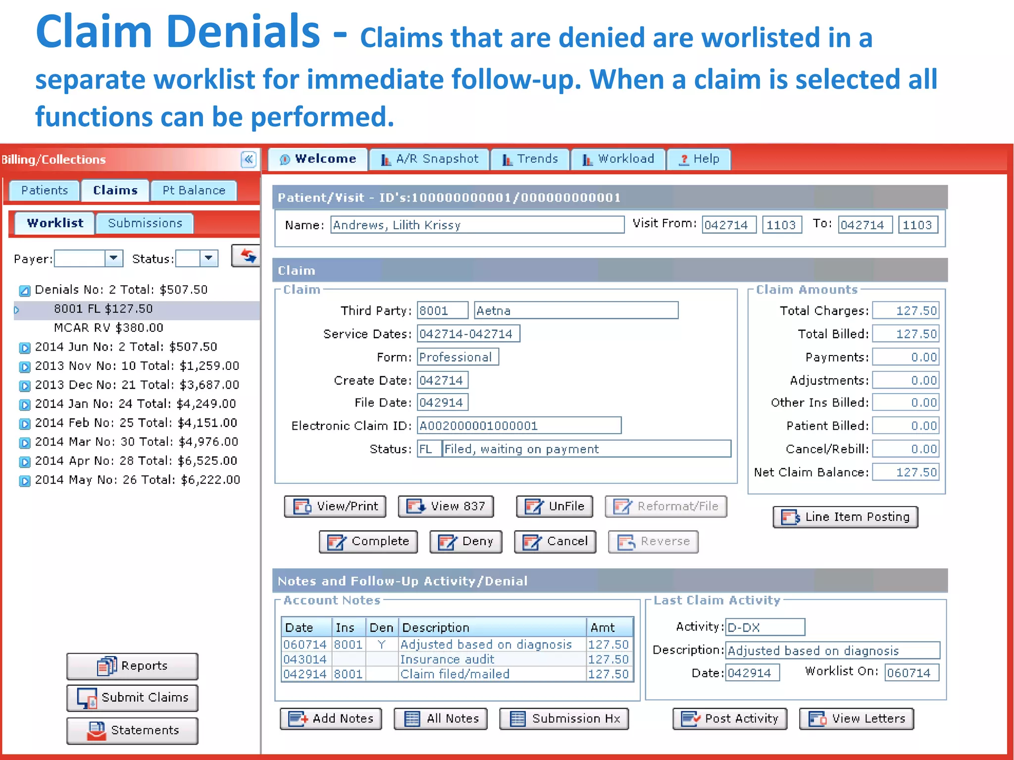 Claim worklist-gallary | PPT