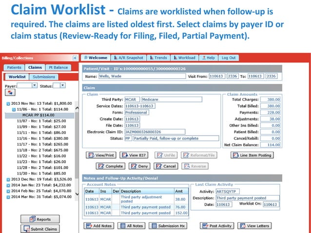 Claim worklist-gallary | PPT
