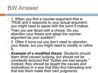 Claim and Counterclaim Bellwork.pptx