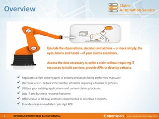 OpenSpan Claims Automation Service | PPT